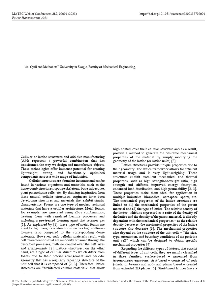 Load Carrying Capacities of Gears With A Lattice S | PDF | Gear ...
