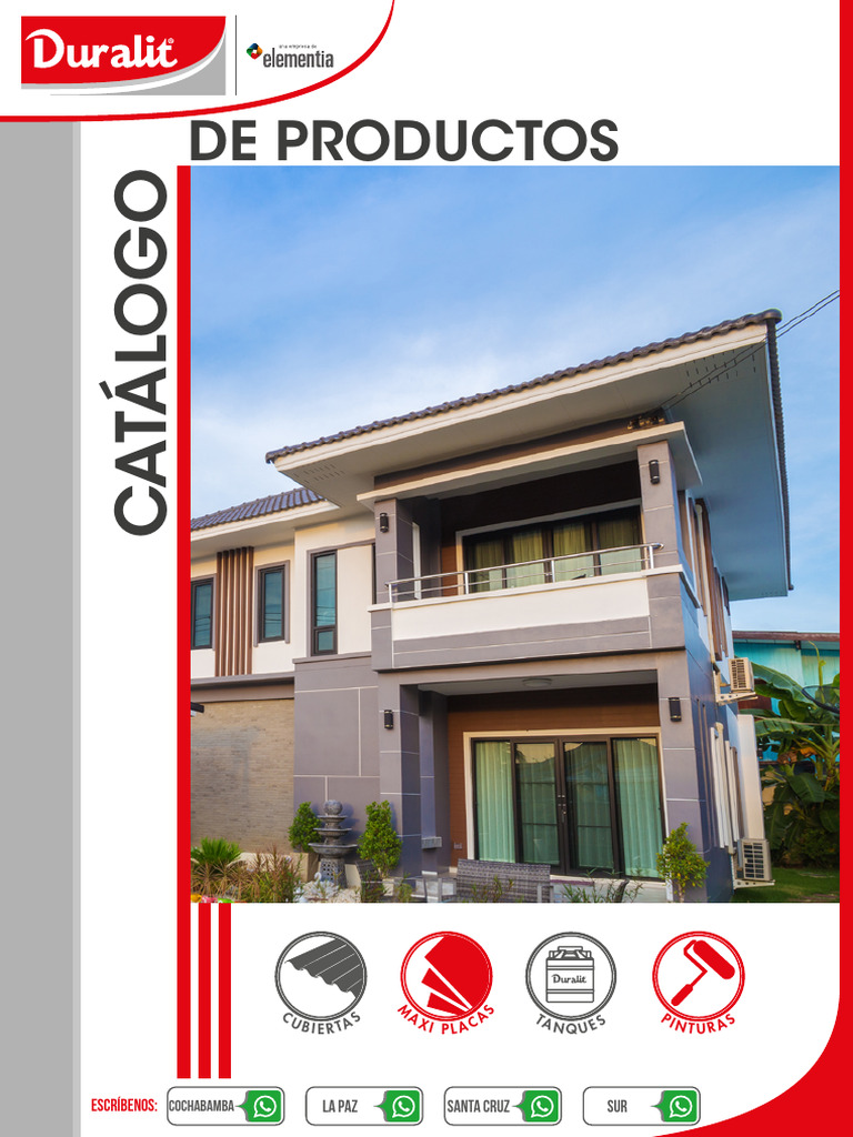 Catálogo de Productos Duralit | PDF | Pintar | Aislamiento térmico