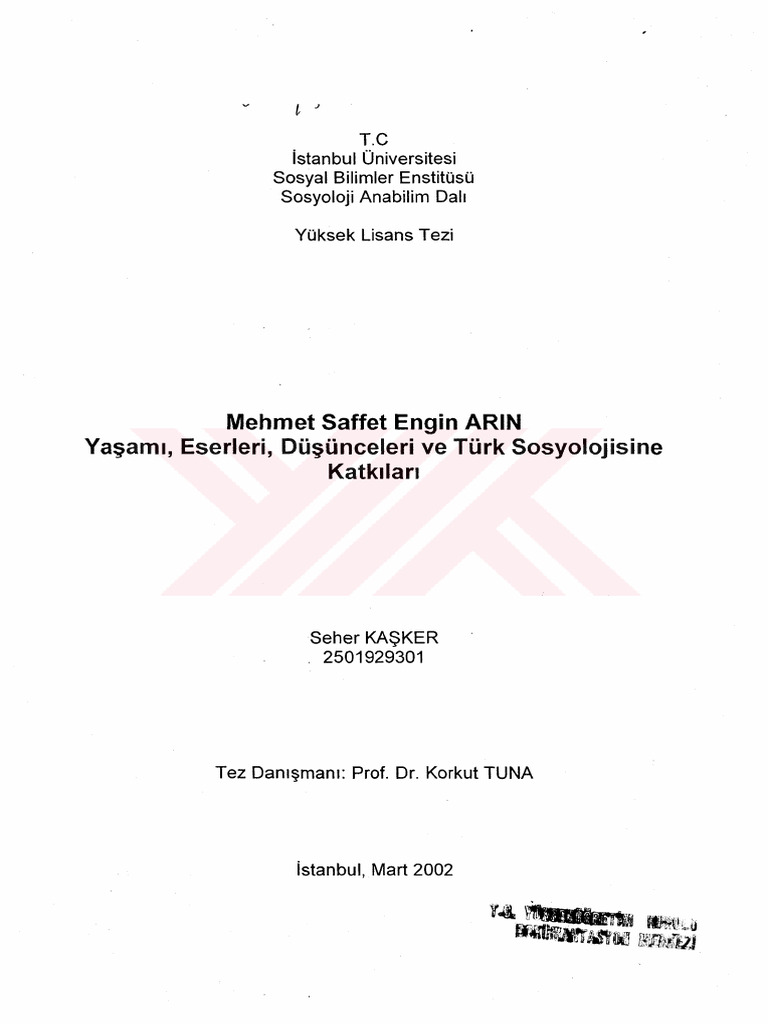 Mehmet Saffet Engin ARIN | PDF