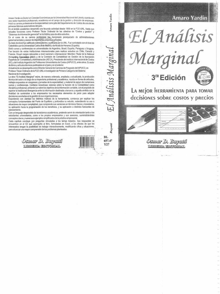 El Análisis Marginal - A. Yardin | PDF
