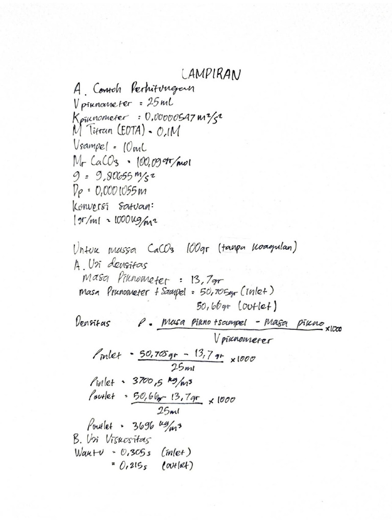 Contoh Perhitungan Sedimen | PDF