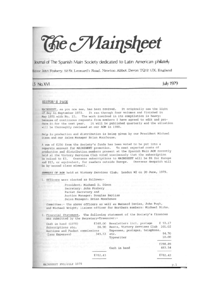 Mainsheet No 17 To 20 | PDF