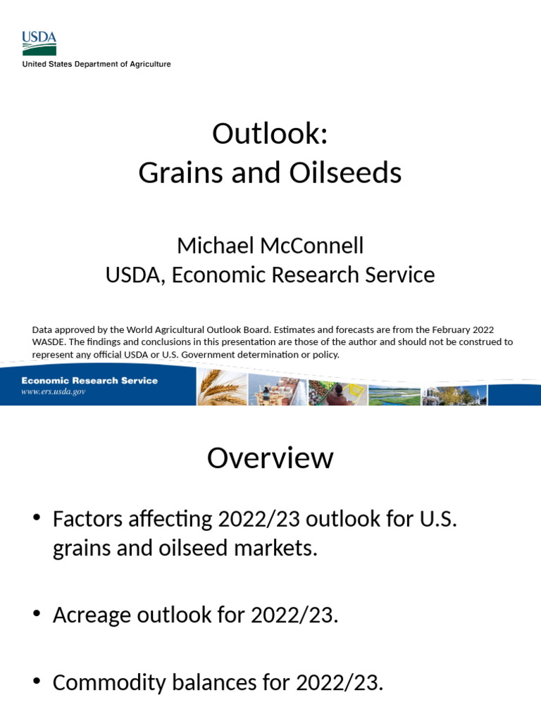 Grain and Oil Seeds 2022 Paper | PDF | Maize | Wheat
