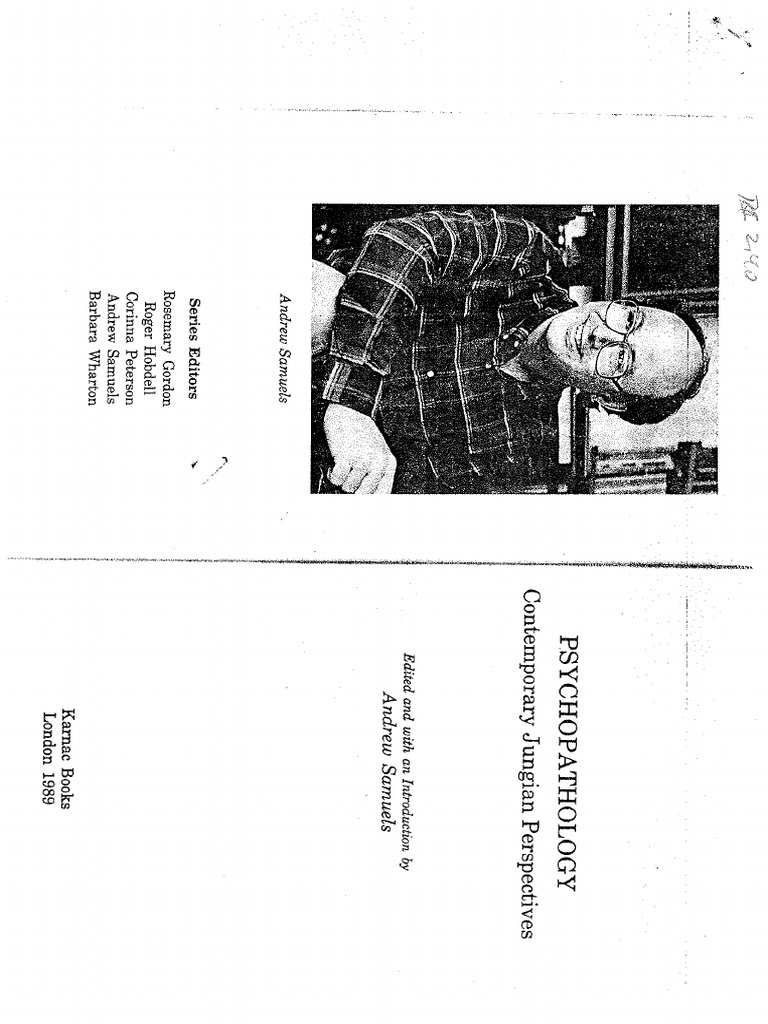 Andrew Samuels - Psychopathology | PDF