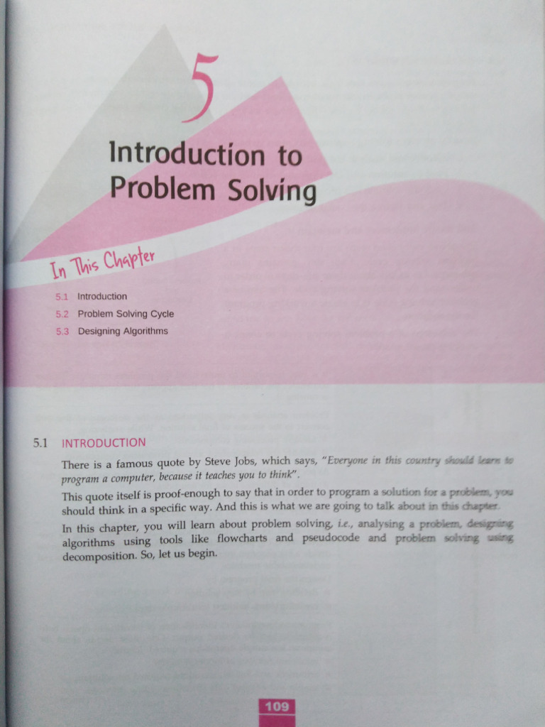 Introducing To Problem Solving (2021) | PDF