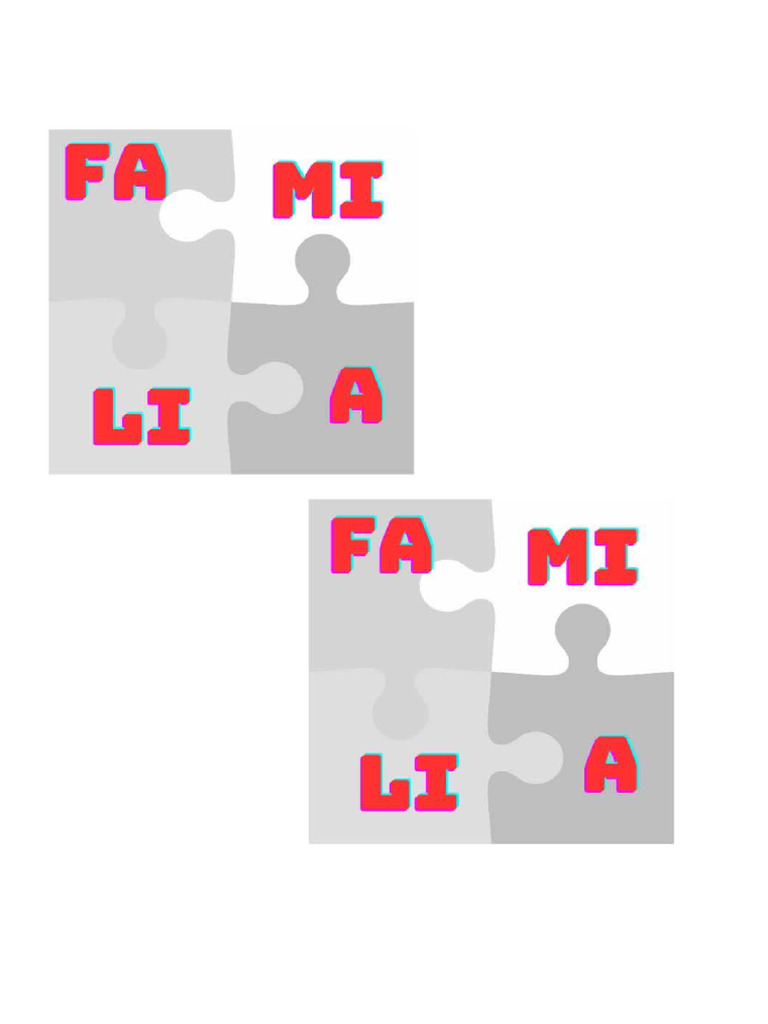 Crucigrama de Familia | PDF