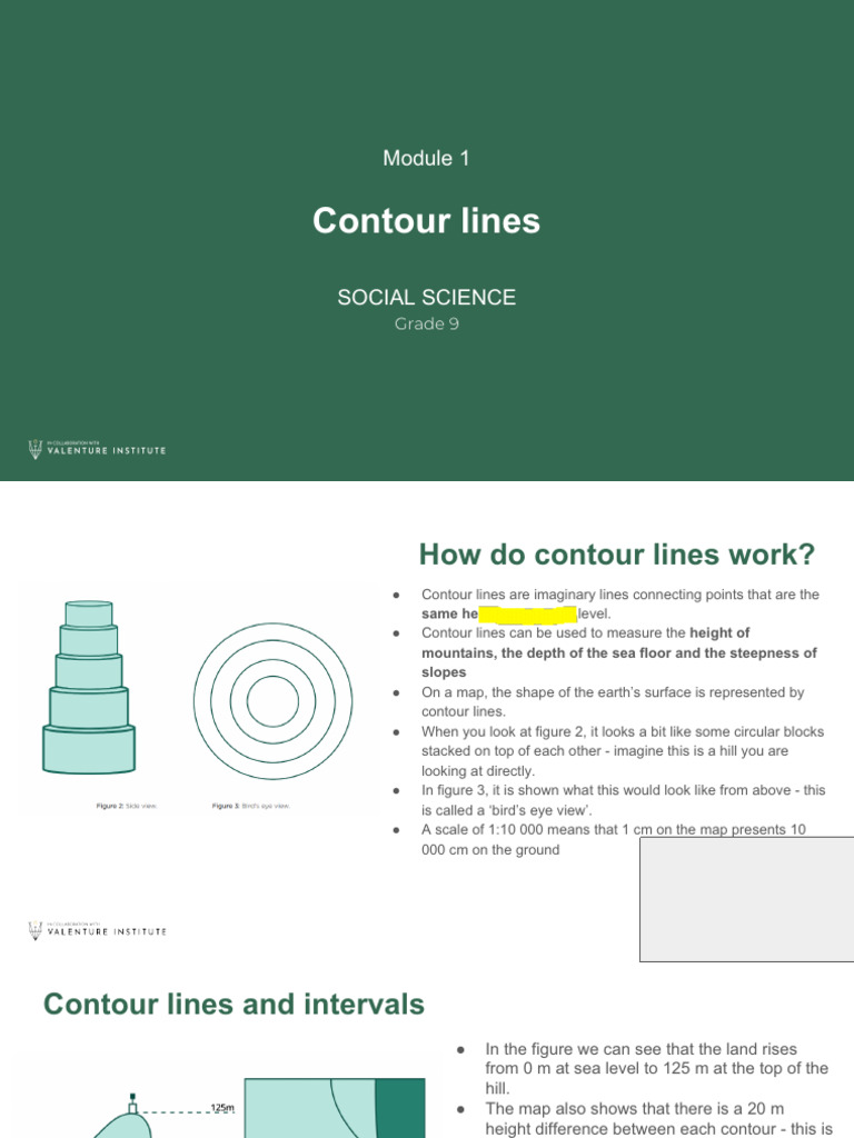 Social Science Grade 9 Term 2 Geo revision | PDF | Contour Line | Human ...