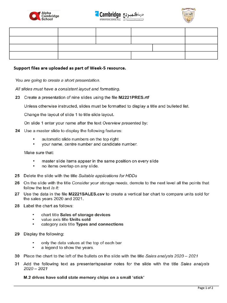 Support Files Are Uploaded As Part of Week-5 Resource | PDF