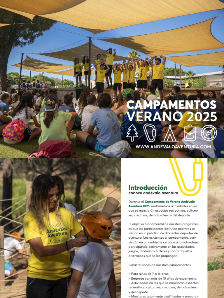 Aa Dossier Campamentos 2025 | PDF | Almuerzo | Cámping