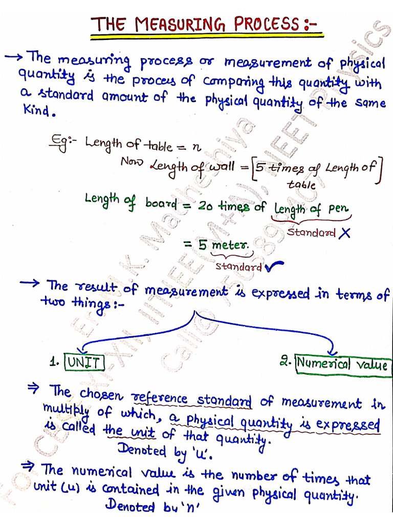 The Measuring Process | PDF