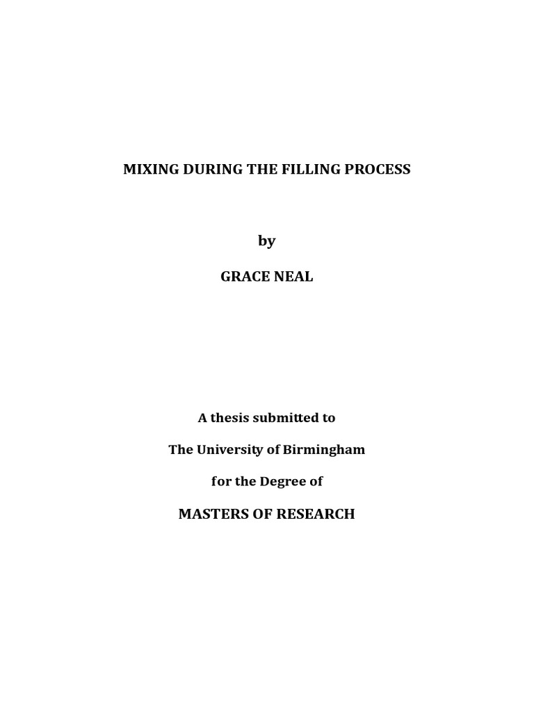 Neal12MRes - Tee Mixer Homogeneous Mixing | PDF | Turbulence | Boundary ...