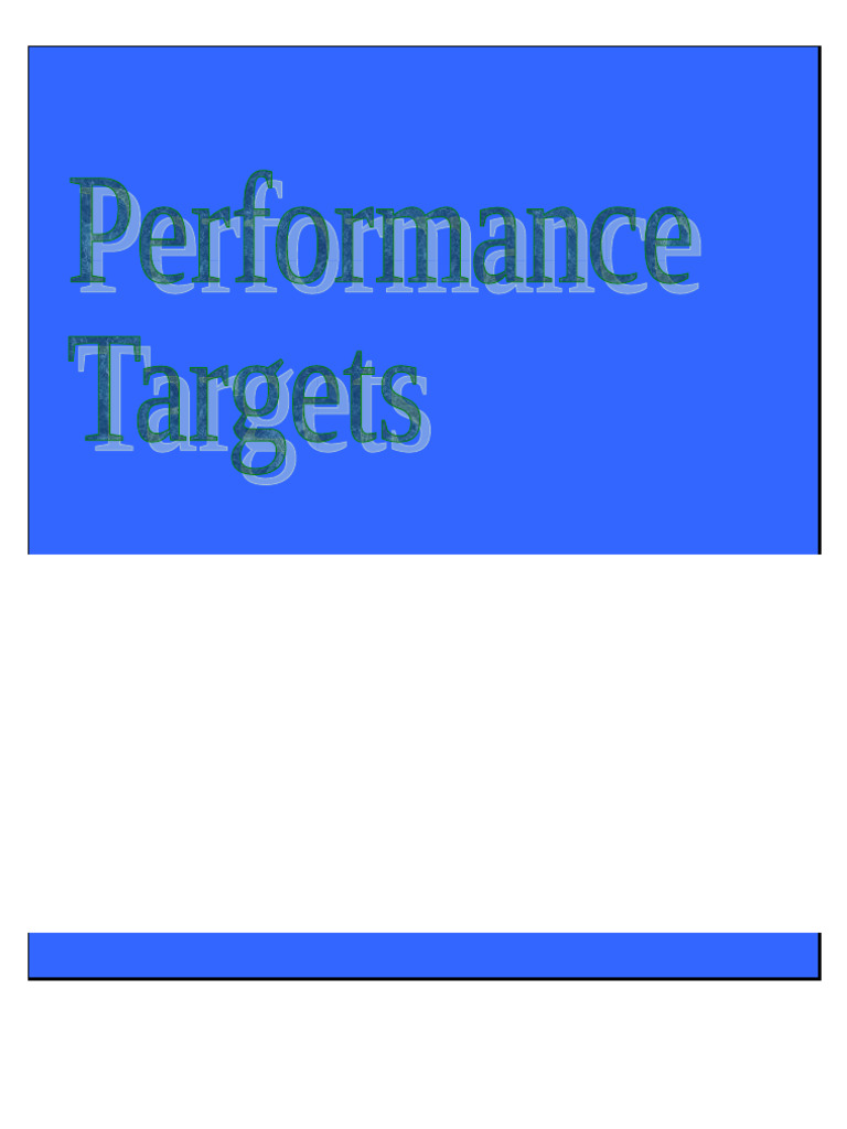 Performance Targetsper | PDF | Concrete | Wall