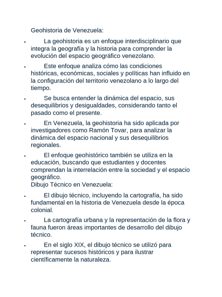 Geohistoria de Venezuela II Parte | PDF