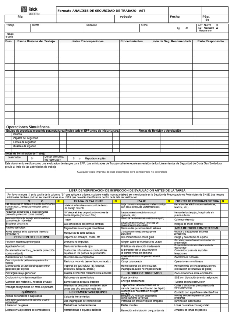 AST-Plan de Izaje | PDF