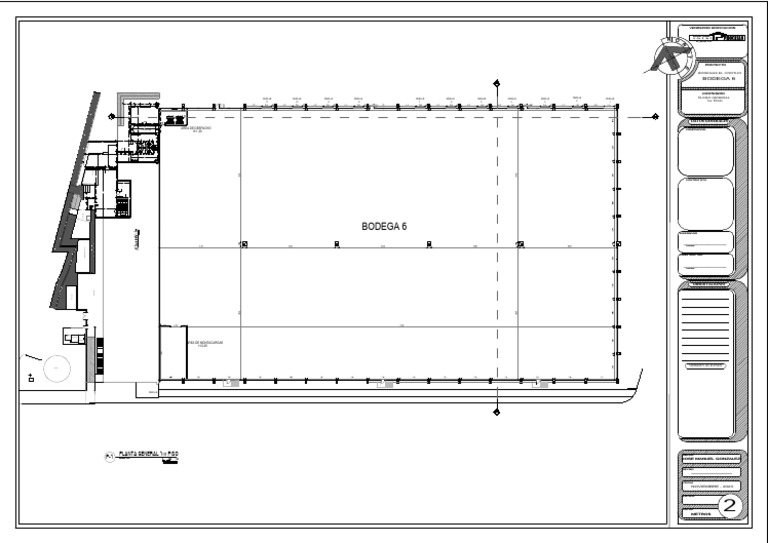Planta General Bodega 6 El Cortijo | PDF