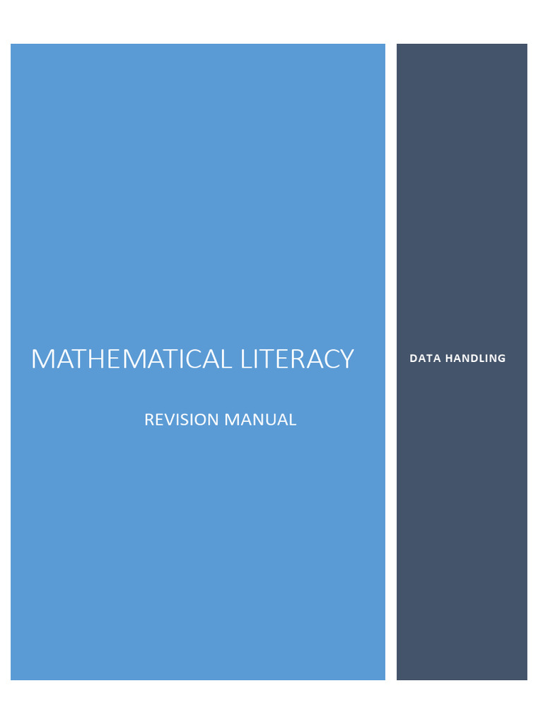 Data Handling Revision Manual | PDF | Quartile | Arithmetic Mean