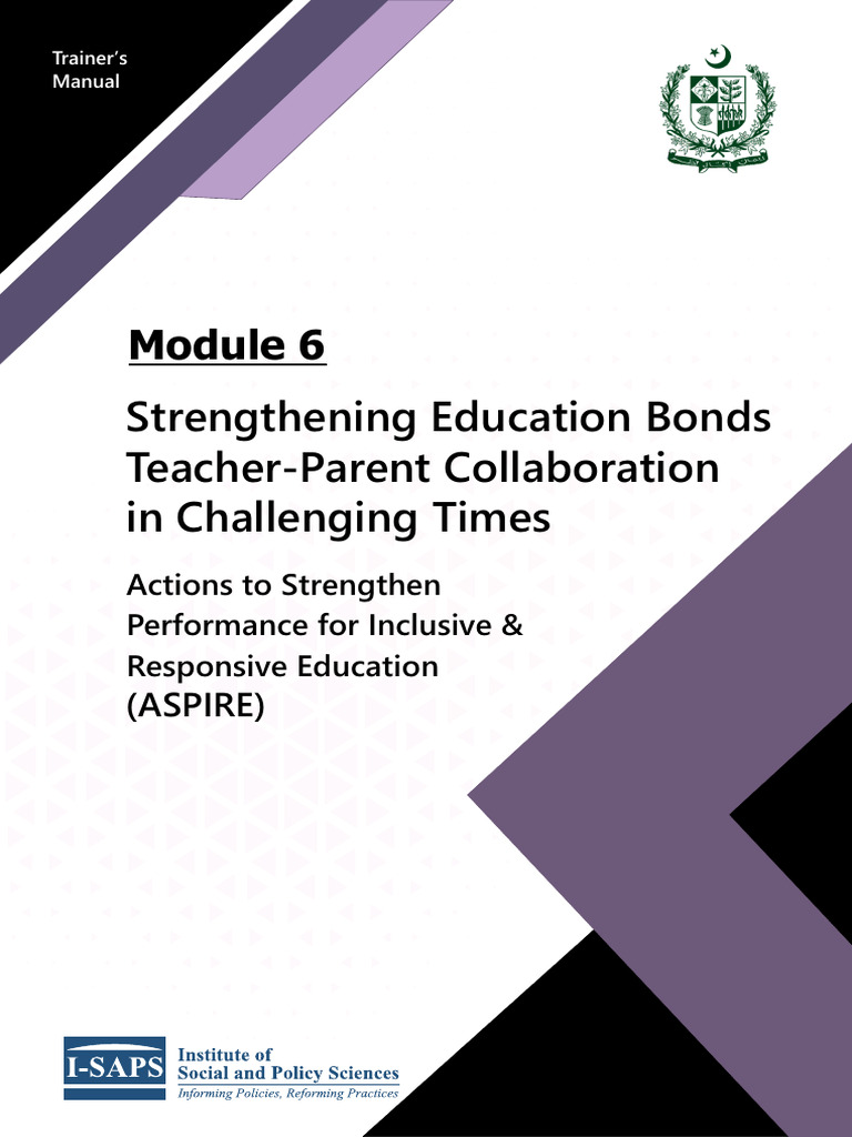 Trainer S Manual English Module 6 Pdf Collaboration Teachers