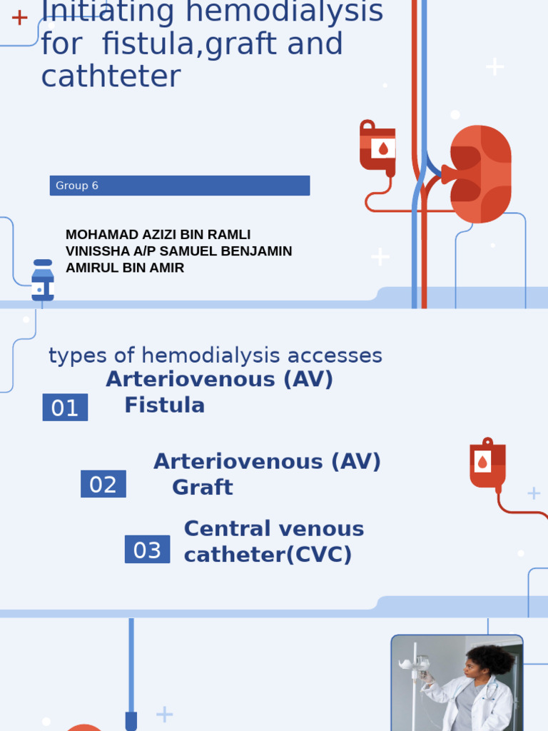 Hemodialysis Access: Fistula, Graft, CVC | PDF | Hemodialysis | Vein