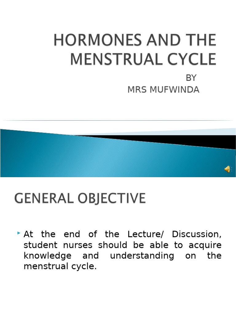 Understanding the Menstrual Cycle | PDF | Menstrual Cycle | Luteinizing ...