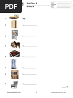 iSucceed in English A1 Unit Tests Answer Key | PDF
