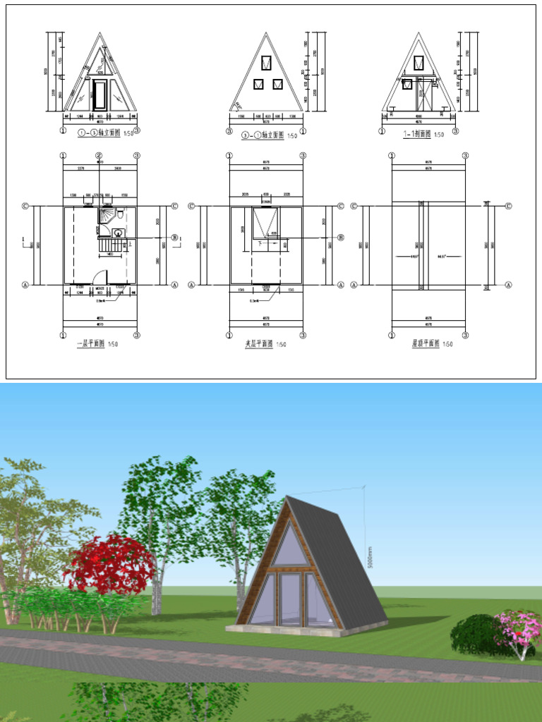 4670x5000 A-Frame House Design 21-Oct (2025-06-13 08 - 33 - 44) | PDF