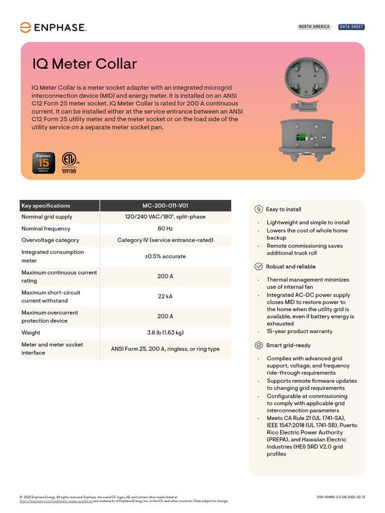 DSH 00468 en Iq Meter Collar 0 | PDF | Electronics | Electrical Engineering