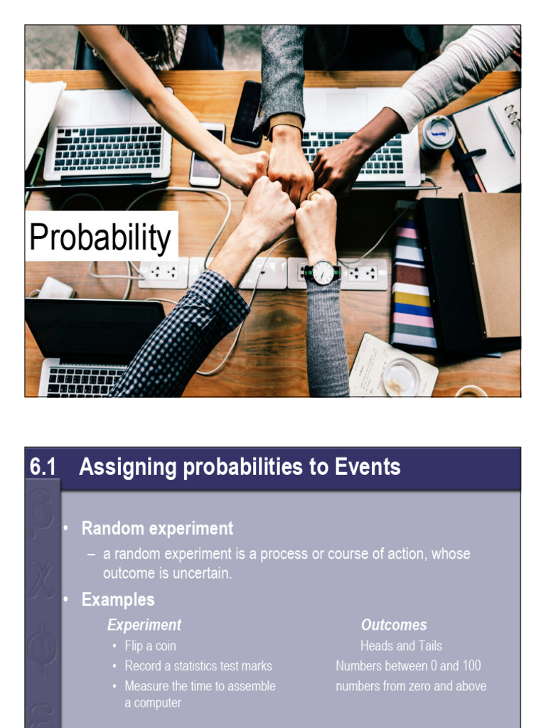 Chapter 6 - 11th Edition - 1 Slide | PDF | Experiment | Probability