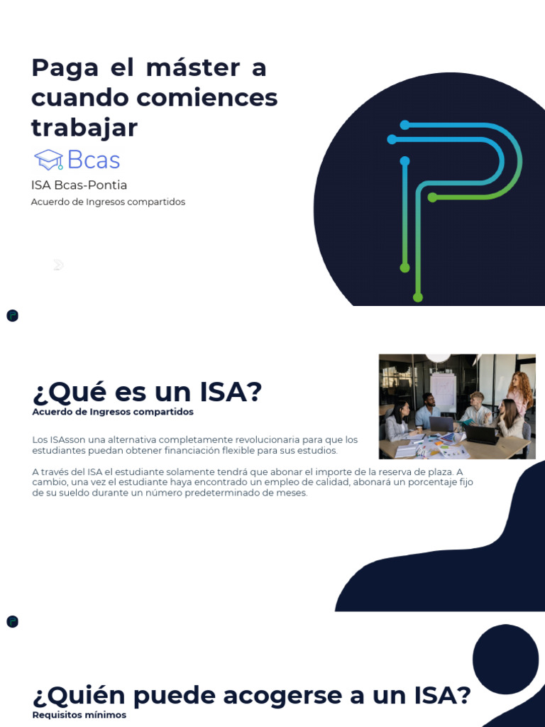 Beca ISA Pontia Bcas. | PDF | Empleo | Economias