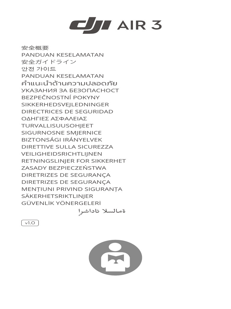 DJI Air 3 Safety Guidelines DJI RC-N2 Multi | PDF