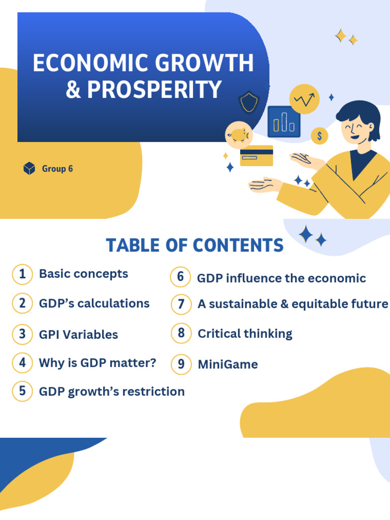 Economic Growth & Prosperity | PDF | Gross Domestic Product | Economic ...