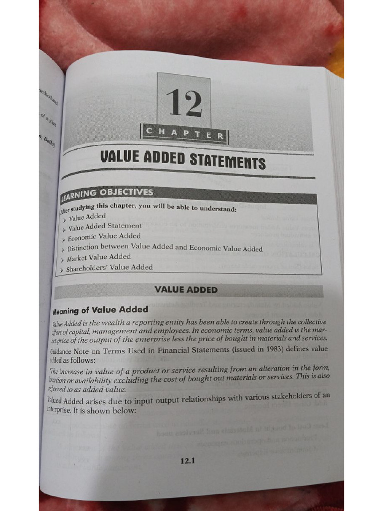 Value Added Statement | PDF