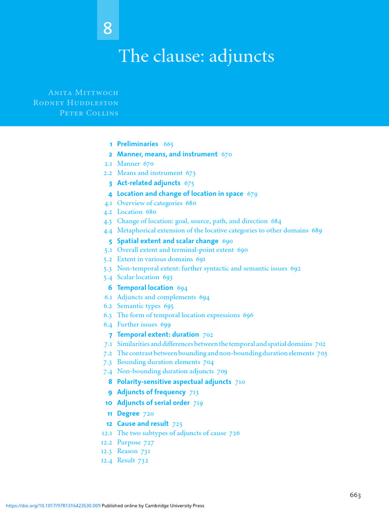 Subjunctive in Adverbial Clauses | PDF | Clause | Adverb