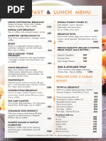 Shirleys Menu | PDF