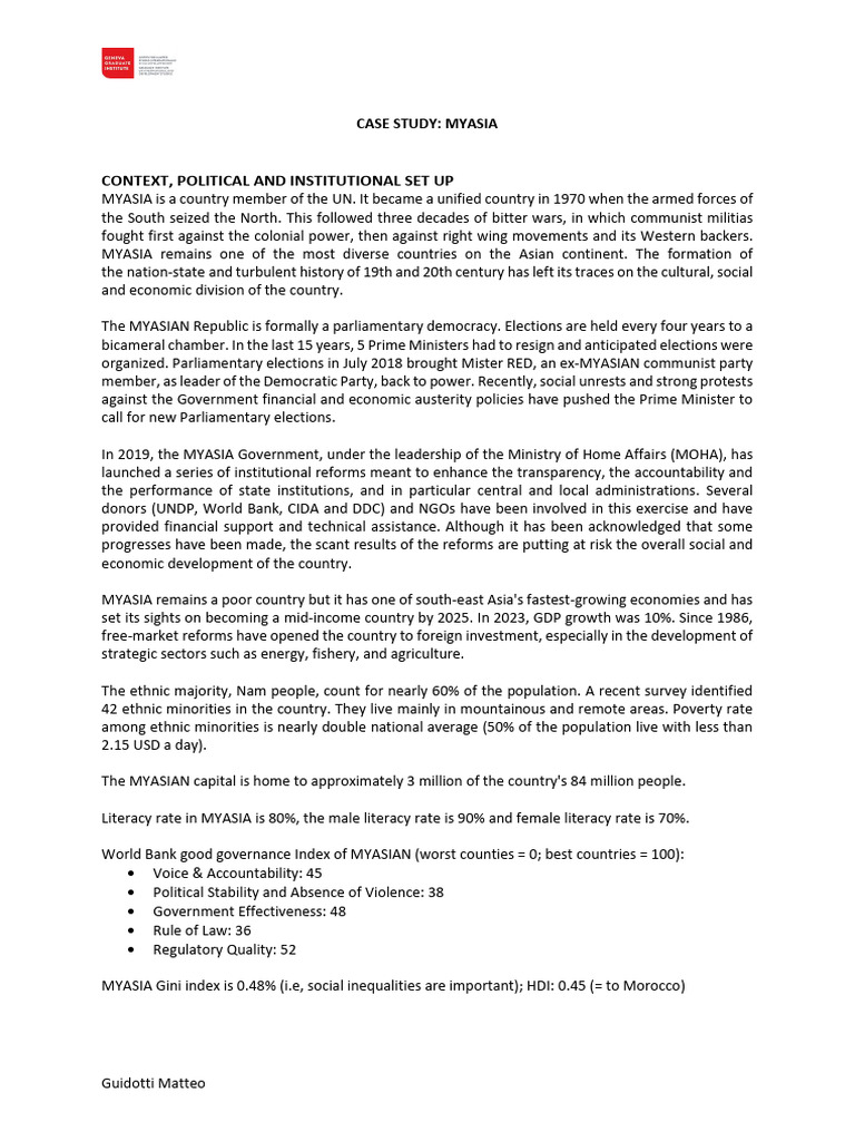 Myasia's One-Stop Shop Reform Initiative | PDF | Economies