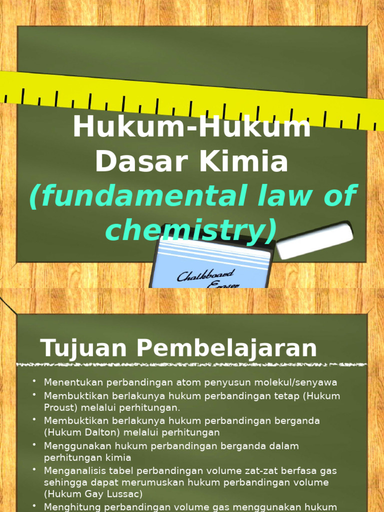Hukum Dasar Ilmu Kimia Basic Law of Chem | PDF | Fosfat | Fermentasi