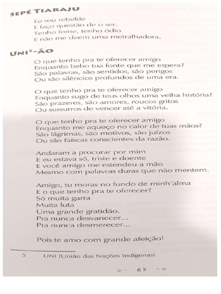 Desilusão Poema | PDF
