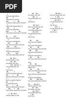 Holy Forever - Chris Tomlin Lyrics and Chords Key of C | PDF | Song ...