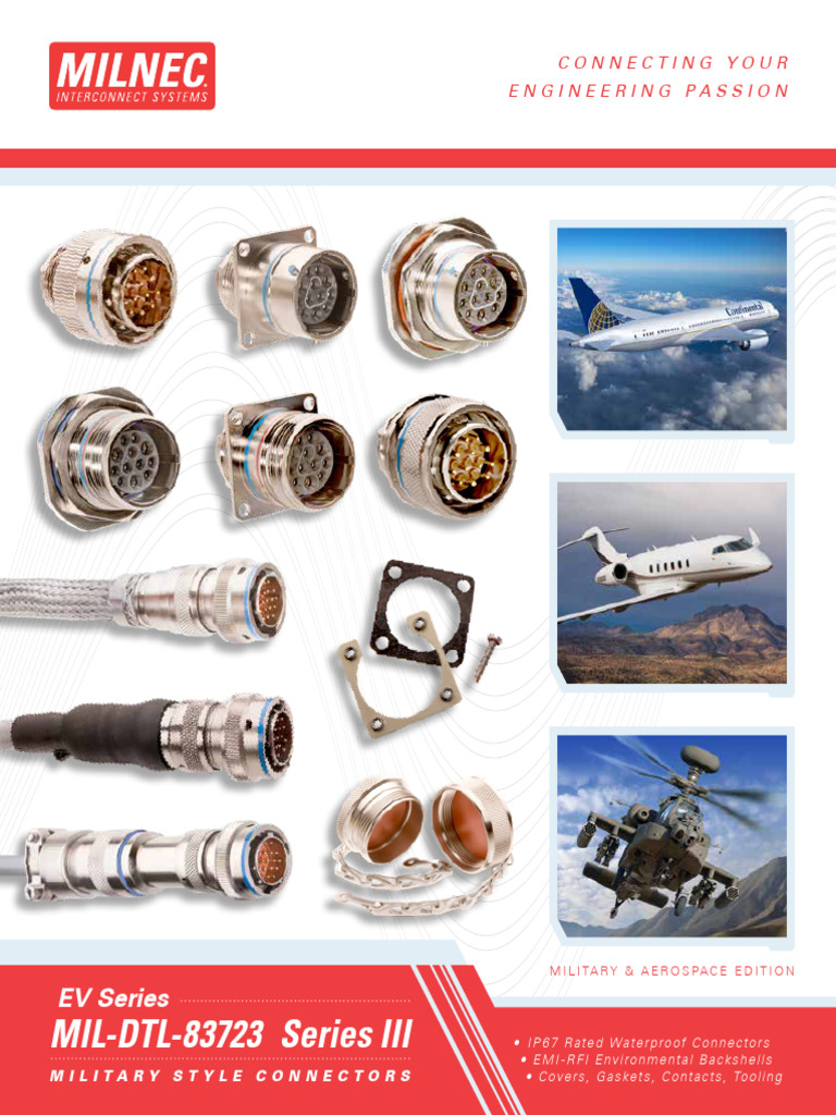 m83723 Connector Catalog | PDF | Electrical Connector | Electricity