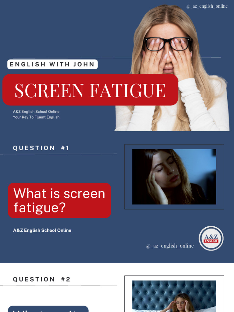 Screen Fatigue | PDF