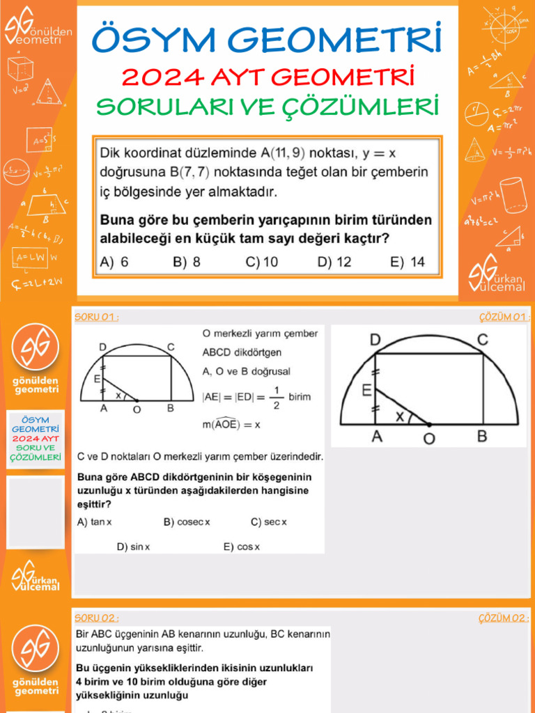 2024 Ayt Geometri̇ | PDF