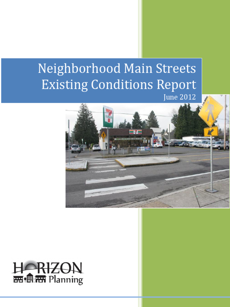 Horizon - Planning - Neighborhood - Main - Streets - 2012 | PDF ...