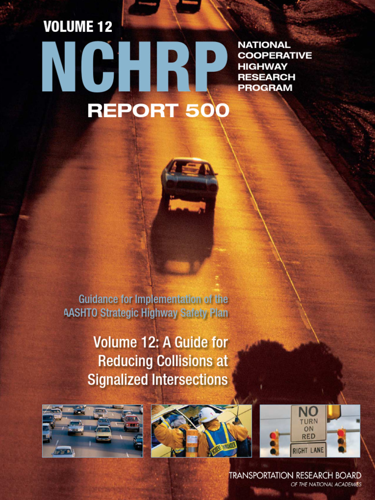 NCHRP - Reducing Collisions at Signalized Intersections - 2004 | PDF | Intersection (Road ...