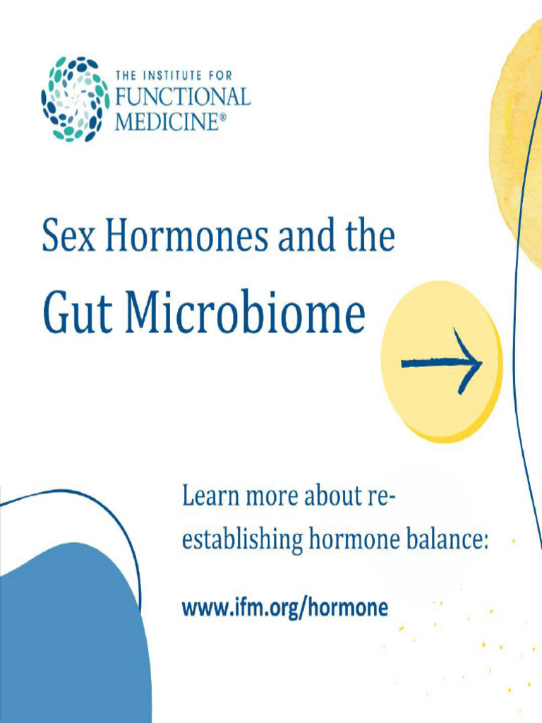 Sex Hormones and The Microbiome | PDF