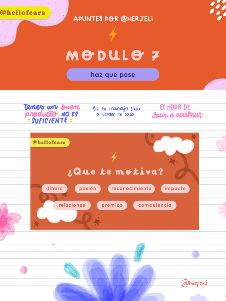 Apuntes Modulo 7 - Haz Que Pase Por Herlyn - 2023 | PDF