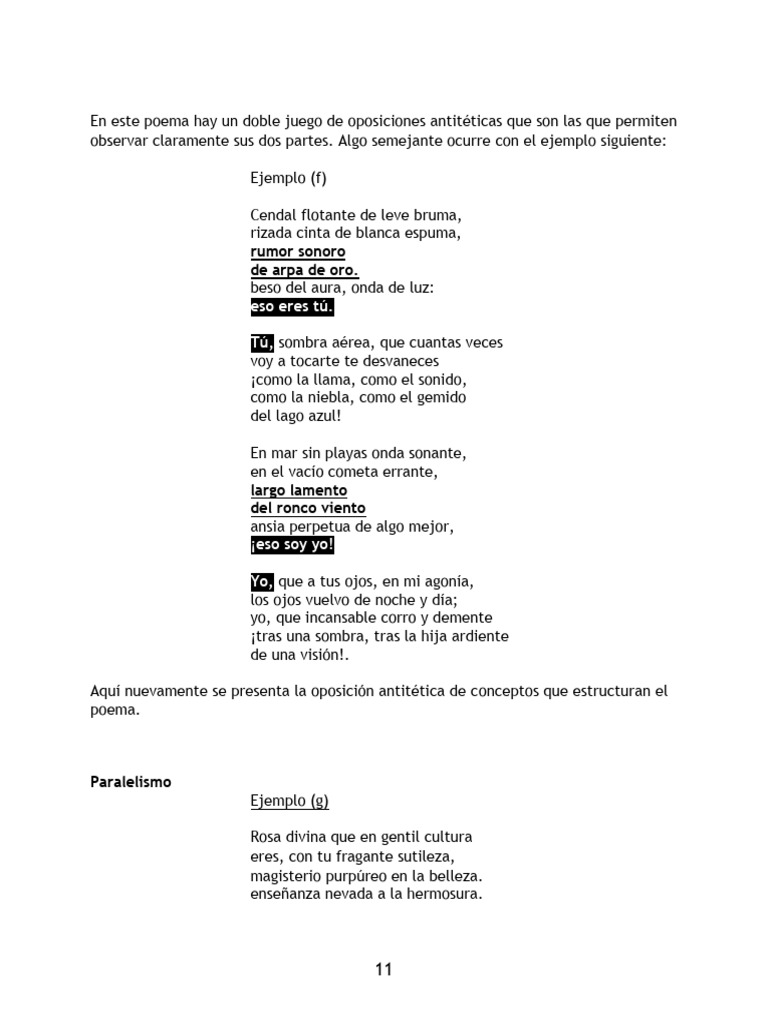Guia 2 Pa Analizar Poemas | PDF | Metro (poesía) | Rima