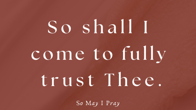 So May I Pray | PDF
