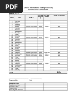 OT Sheet | PDF