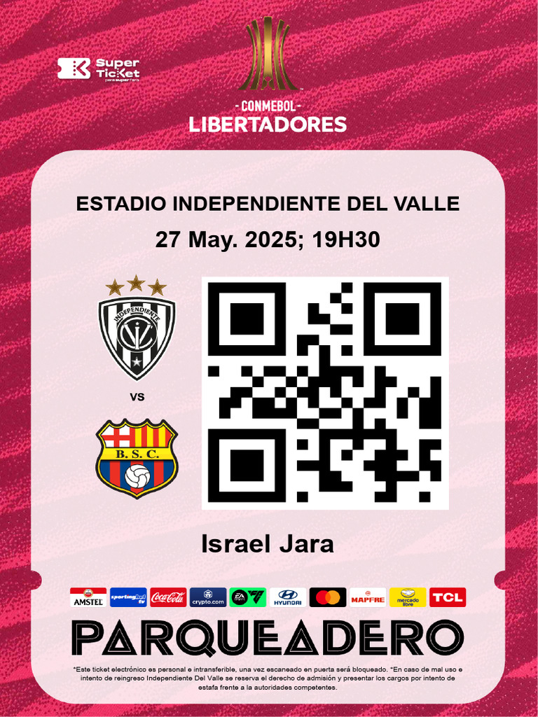 Israel Jara: 27 May. 2025 19H30 | PDF
