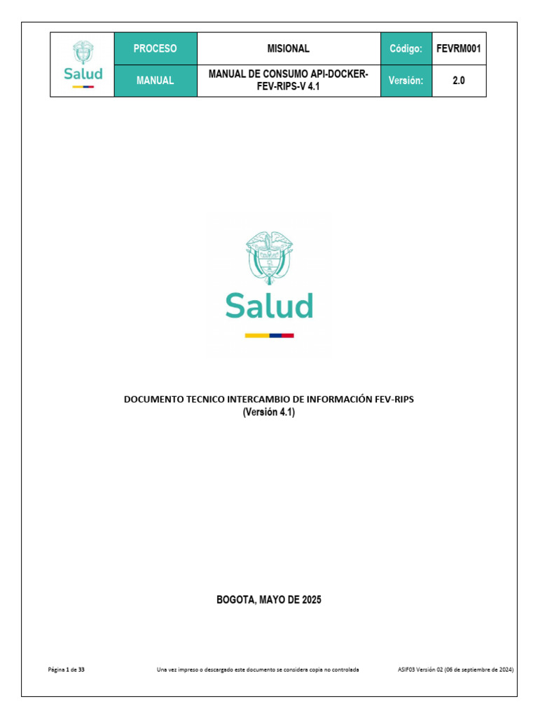 Manual Consumo API Docker Fev Rips | PDF | Informática