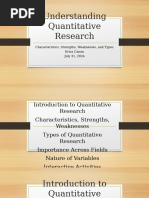 Advantages and Disadvantages of Quantitative Research | PDF | Quantitative Research | Methodology